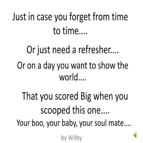 Just in case you forget from time to | PPTX
