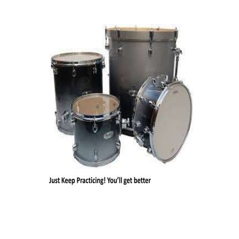 Just keep practicing! you’ll get better | PPTX | Music | Entertainment