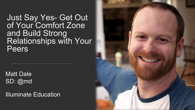 Just Say Yes -- Get Out Of Your Comfort Zone and Build Strong ... Just Say Yes -- Get Out Of Your Comfort Zone and Build Strong ...