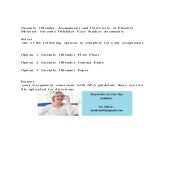 Juvenile Offender Assignment and University of Phoenix Material | DOCX