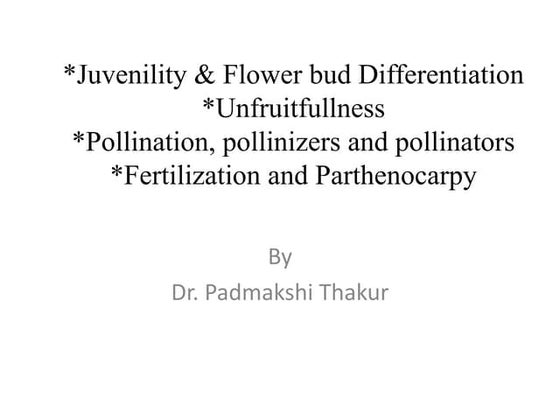 Pollination/class 12 biology | PPT