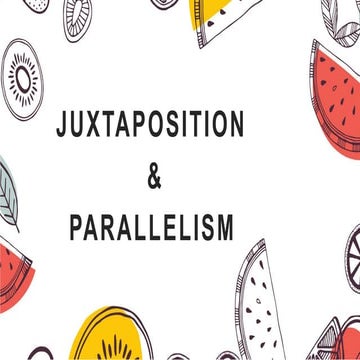 JUXTAPOSITION-PARALLELISMbbbbbbbbbbbbbbb | PPT