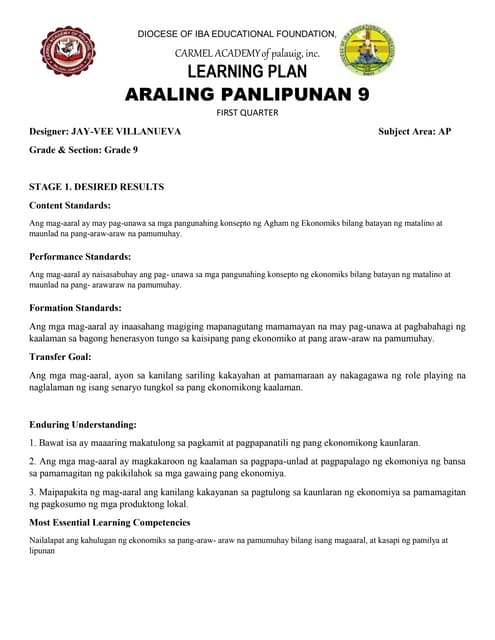 MELCS AP9 deped | PDF