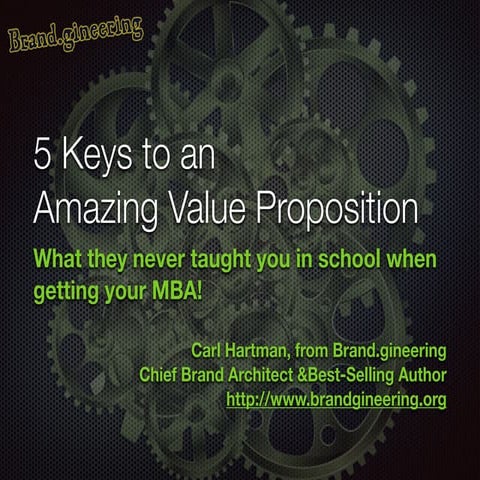 5 Keys to an Amazing Value Proposition | PDF