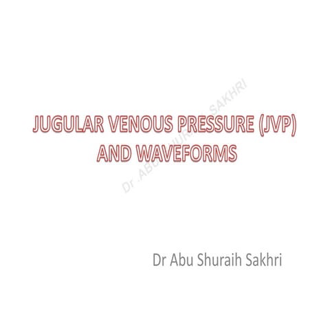 EVERYTHING ABOUT JVP | PPTX