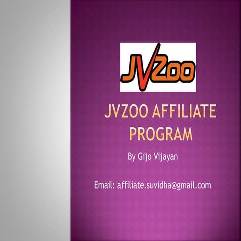 Jvzoo Affiliate Program | PPTX