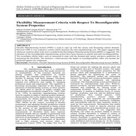 Managing flexibility in operations | PPTX
