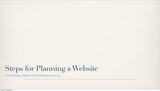 Step by Step - Website planning (Strategic) | PDF