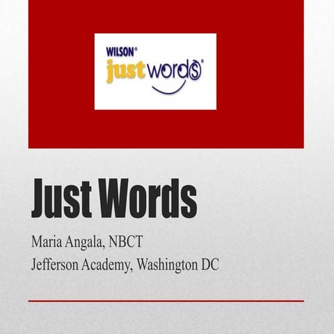 Just Words day 6 (unit 2) | PPTX