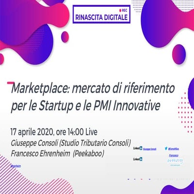 Giuseppe Consoli e Francesco Ehrenheim - Marketplace: mercato di ...