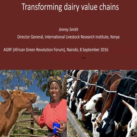 Transforming dairy value chains | PPT
