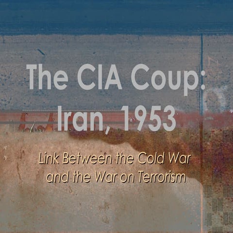 Jwt 1953 iran coup | PPT