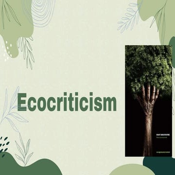 Criticism - Ecocriticism paper no. 204_.pptx