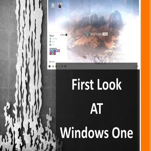 Windows one - a platform that will merge Windows Phone, Windows RT and ...