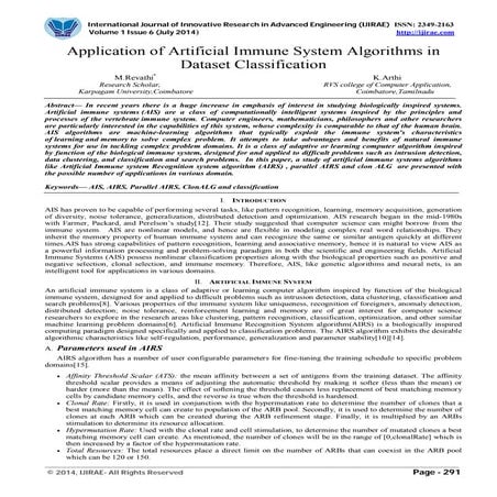 ARTIFICIAL IMMUNE SYSTEM SIMPLE AND UNDERSTANDABLE SLIDE | PPTX