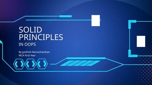 Solid principles | PPTX