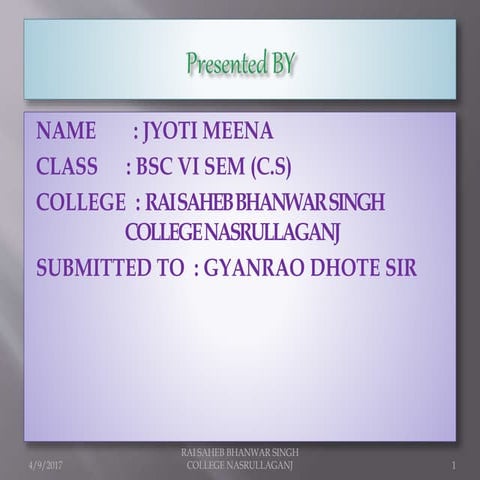 DOPING Jyoti meena (2) | PPTX