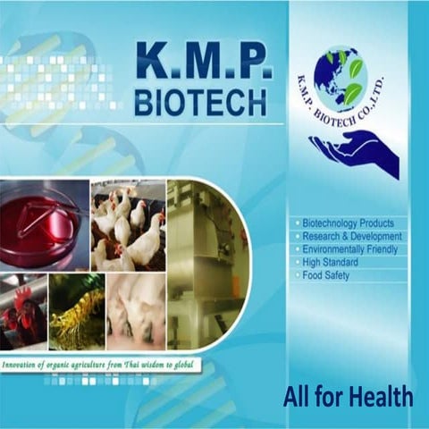 K.M.P. Biotech Co,ltd company profile 2013 | PDF
