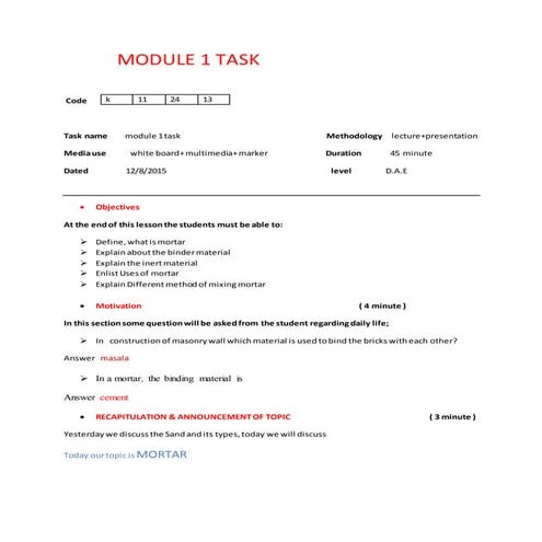 module 1 task | PDF