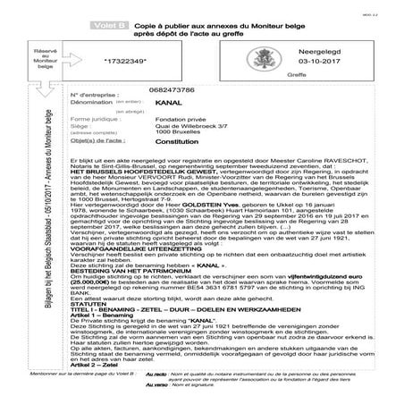 Oprichtingsakte OHLALALA | PDF