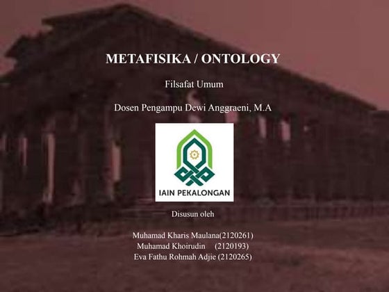 Filsafat manusia | PPT