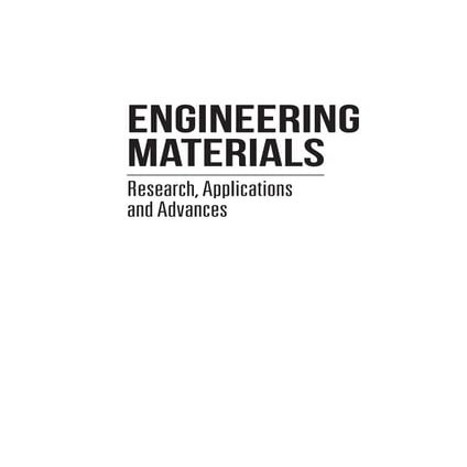 K.M. Gupta - Engineering Materials Research, Applications and Advances ...