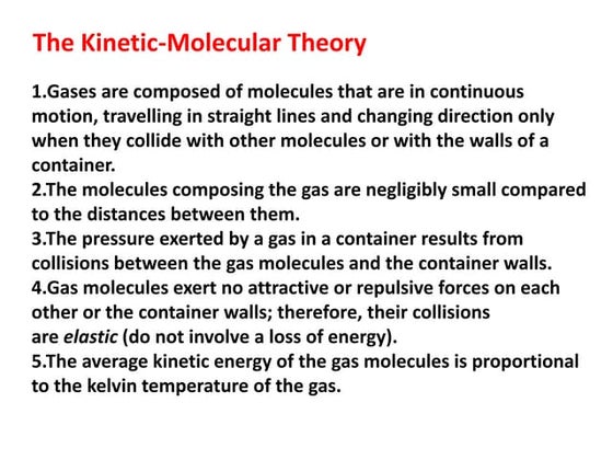 Kinetic Molecular Theory and Gas Law.ppt