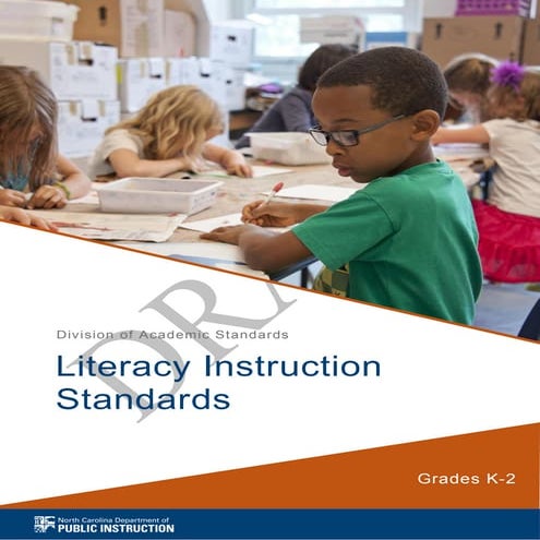 K-2 Literacy Instruction Standards | PDF