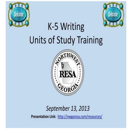 K-5 Writing Units Of Study Training | PPT