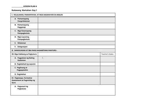 Lesson planning christian education | ODP
