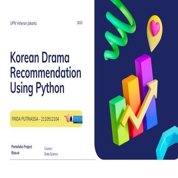 K-Drama Recommendation Using Python | PDF