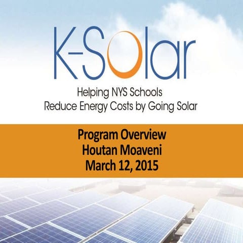 K-Solar Program Overview | PPTX
