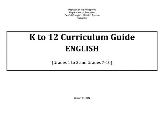 First quarter exam tos in english 7 10 | DOCX