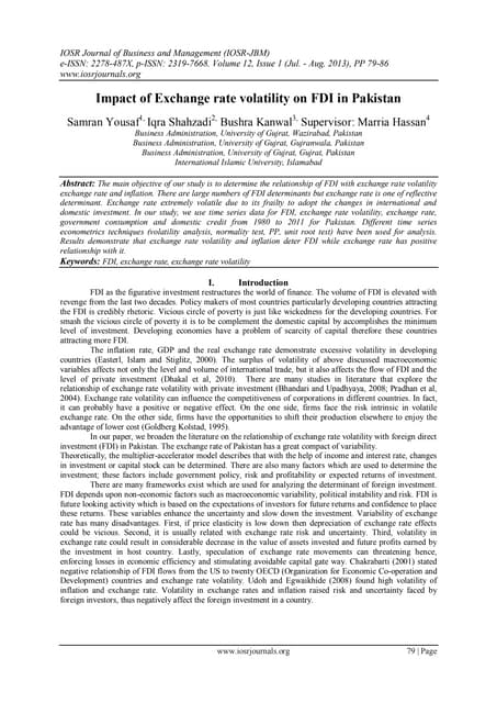 Exchange rate as_a_determinant_of_fdi | PDF