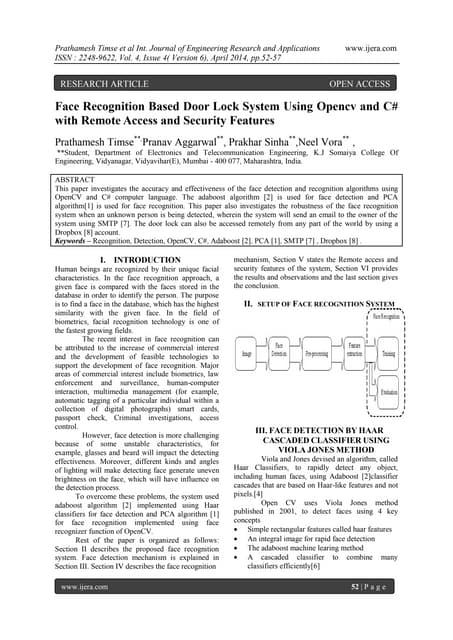 Computer Vision - Real Time Face Recognition using Open CV and Python ...