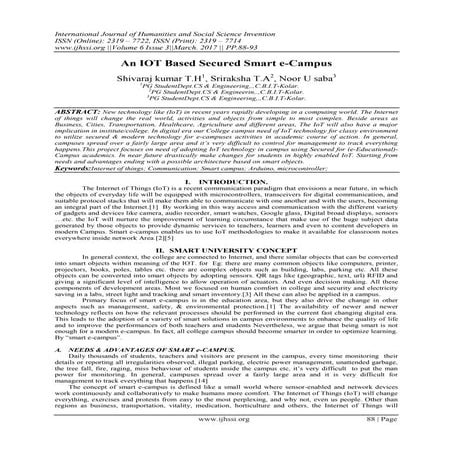 An Iot Based Secured Smart E Campus Pdf