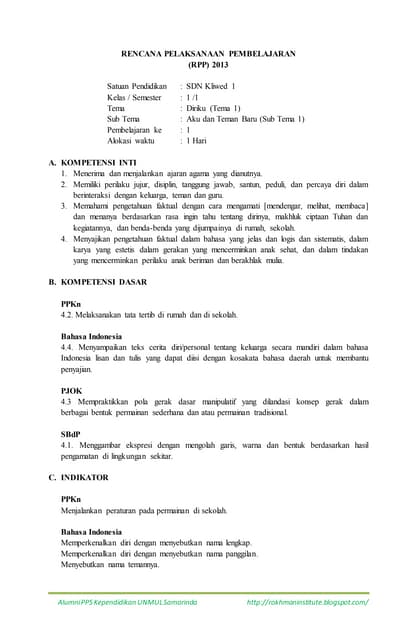 Contoh rph - pendidikan islam | PDF