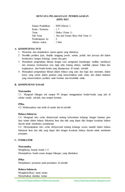 Contoh rph - pendidikan islam | PDF