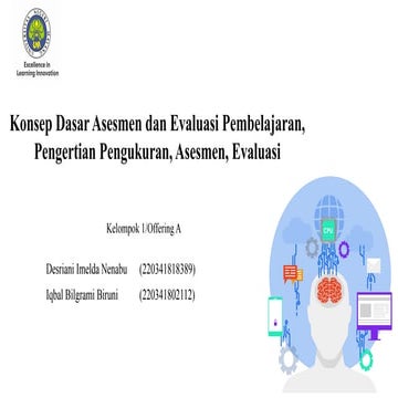 Konsep Dasar Asesmen dan Evaluasi Pembelajaran.pptx