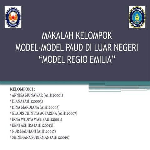 K1 PPT MODEL PEMBELAJARAN_REGIO EMILIA.pptx