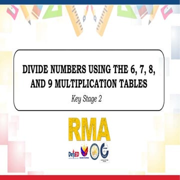 Simple Division for Primary School | PPTX