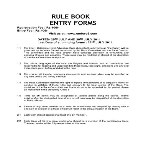 K2 s rule-book | PDF