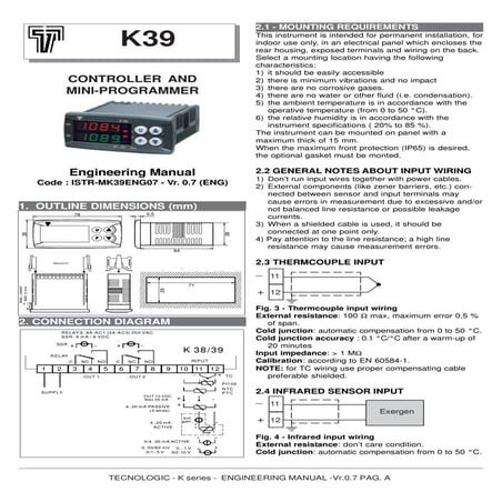 K39 Controller | PDF