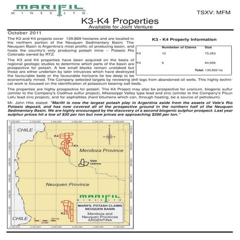 K3-K4 Properties Fact Sheet | PDF