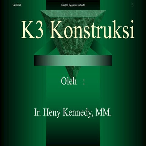 K3 konstruksi | PPT
