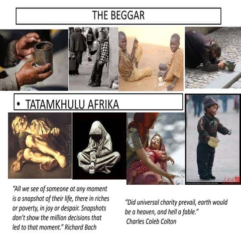 The Beggar - Tatamkhulu Afrika | PPTX