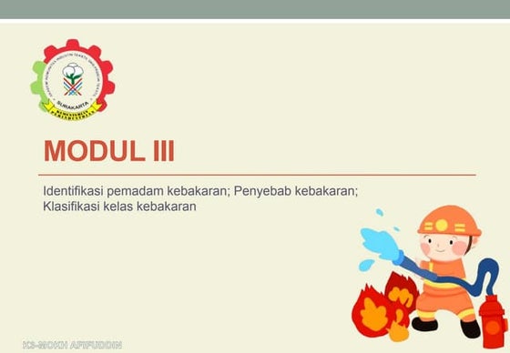 K3-Modul 4 : Tanggap Darurat | PPTX