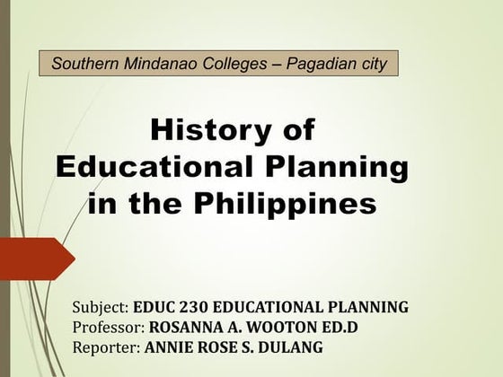 Preschool Education in the Philippines | PPTX | Daycare and Pre-School ...