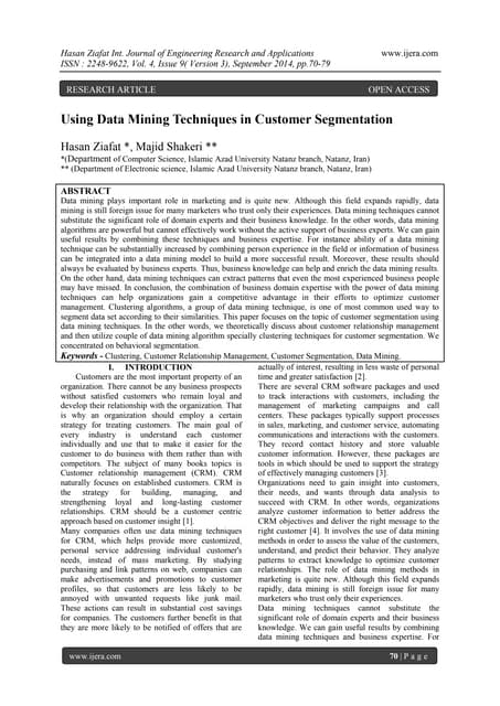 Application of AI in customer relationship management | PPT