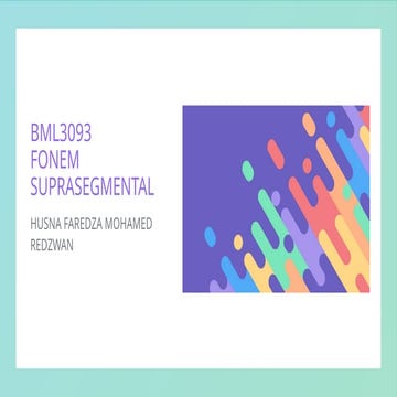 K4b - Fonem Suprasegmental.pptx pengajaran | PPTX